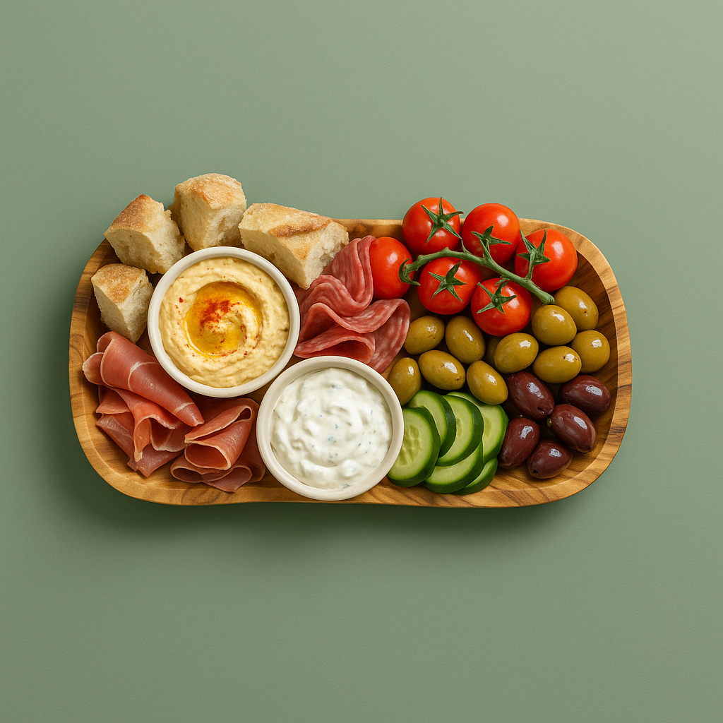 Handcrafted Olive Wood Platter – Medium – pendletonoliveestate
